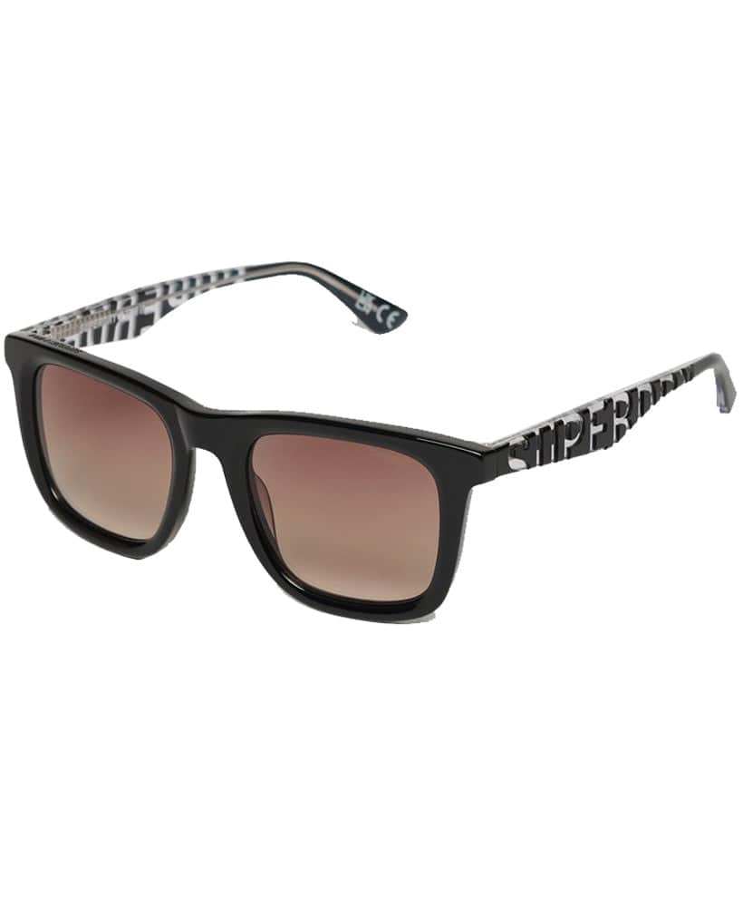 Superdry Mens SDR Trailsman Sunglasses Black/Dark Brown